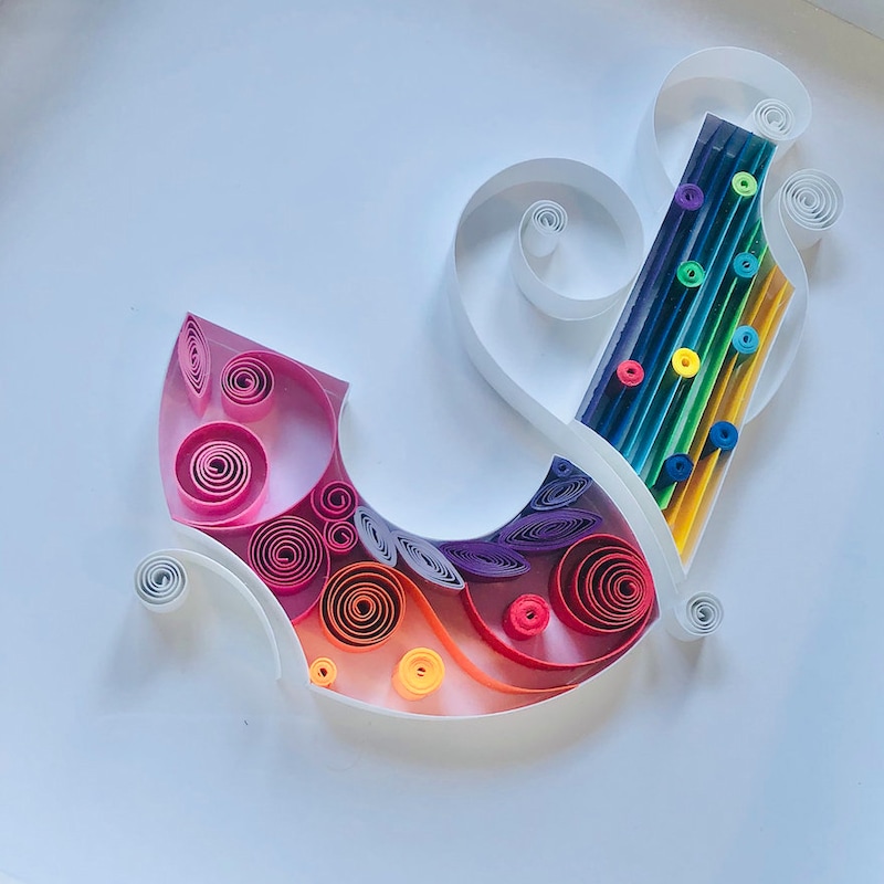 Quilled Letters - Etsy