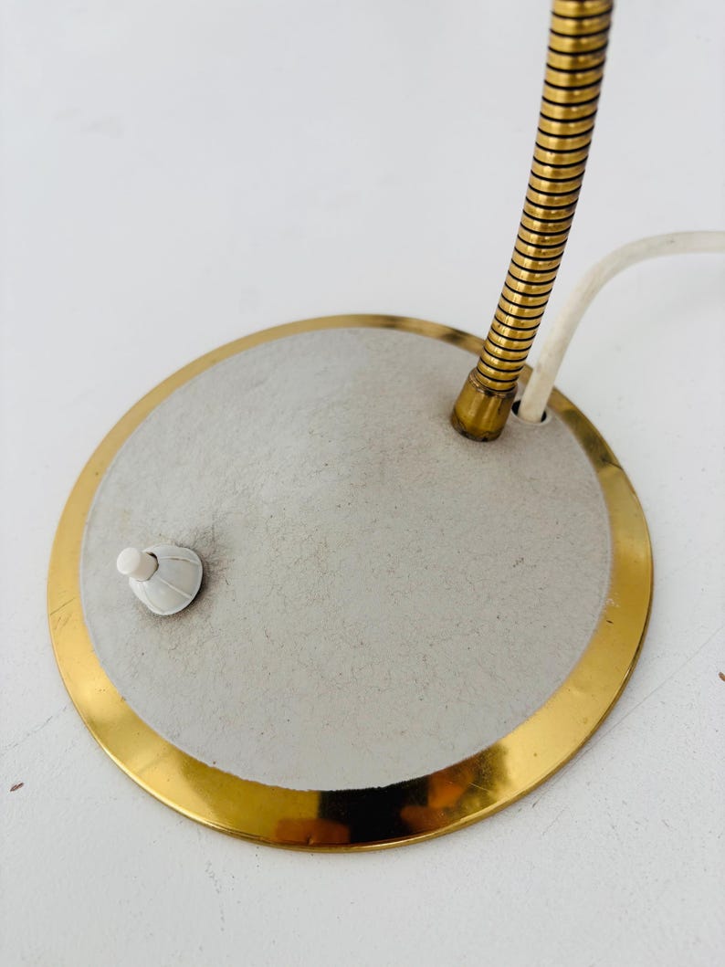 Vintage Cobra Table Lamp by Leclaire & Schäfer 1950s 1960s Mid Century ...