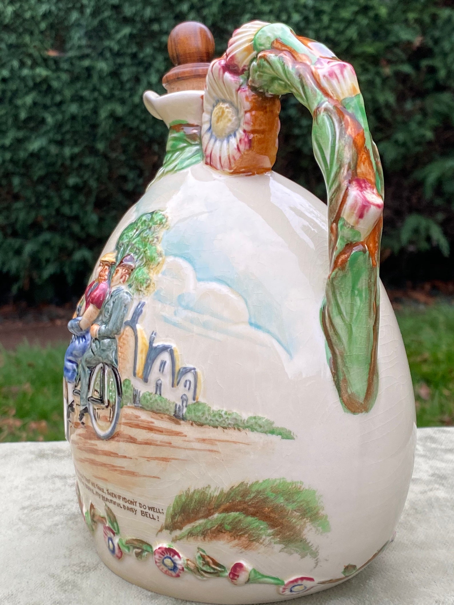 Rare Crown Devon Musical Flagon Daisy Bell With Stopper and - Etsy
