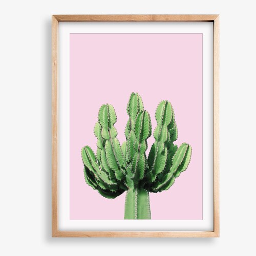 Cactus Print Desert Art Large Poster Printable Art Digital - Etsy