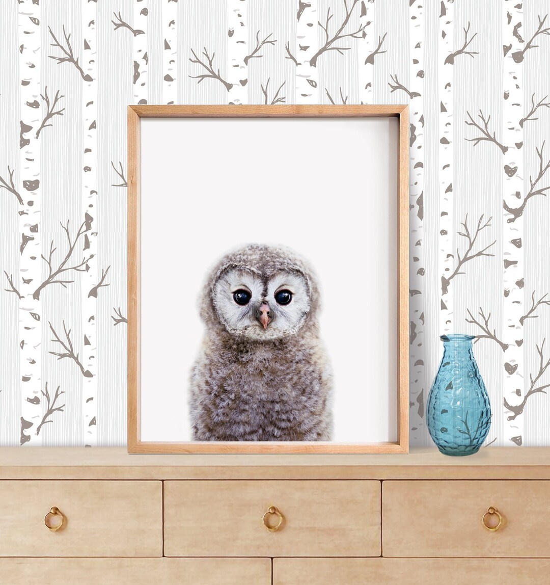 Owl Print, Nursery Animal Print, Printable Art, Baby Owl Print, Nursery ...