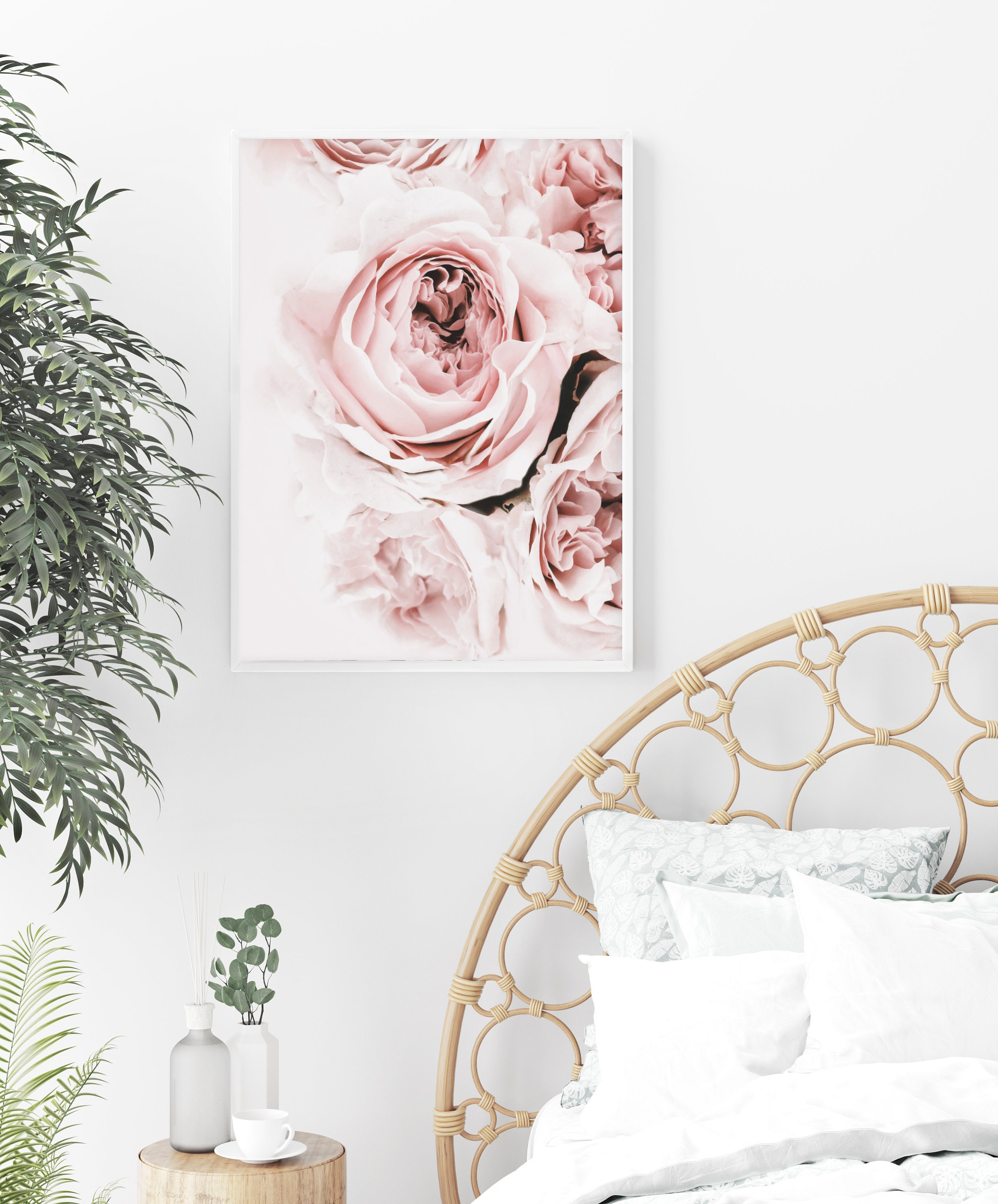 Set of 2 Prints Peonies Wall Art Flower Printable Peony - Etsy
