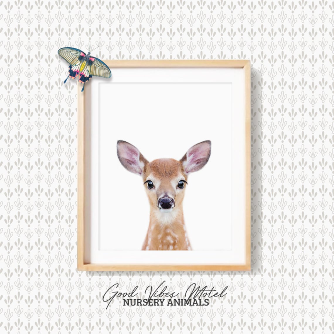 Baby Deer Print Printable Art Woodland Nursery Decor Baby | Etsy