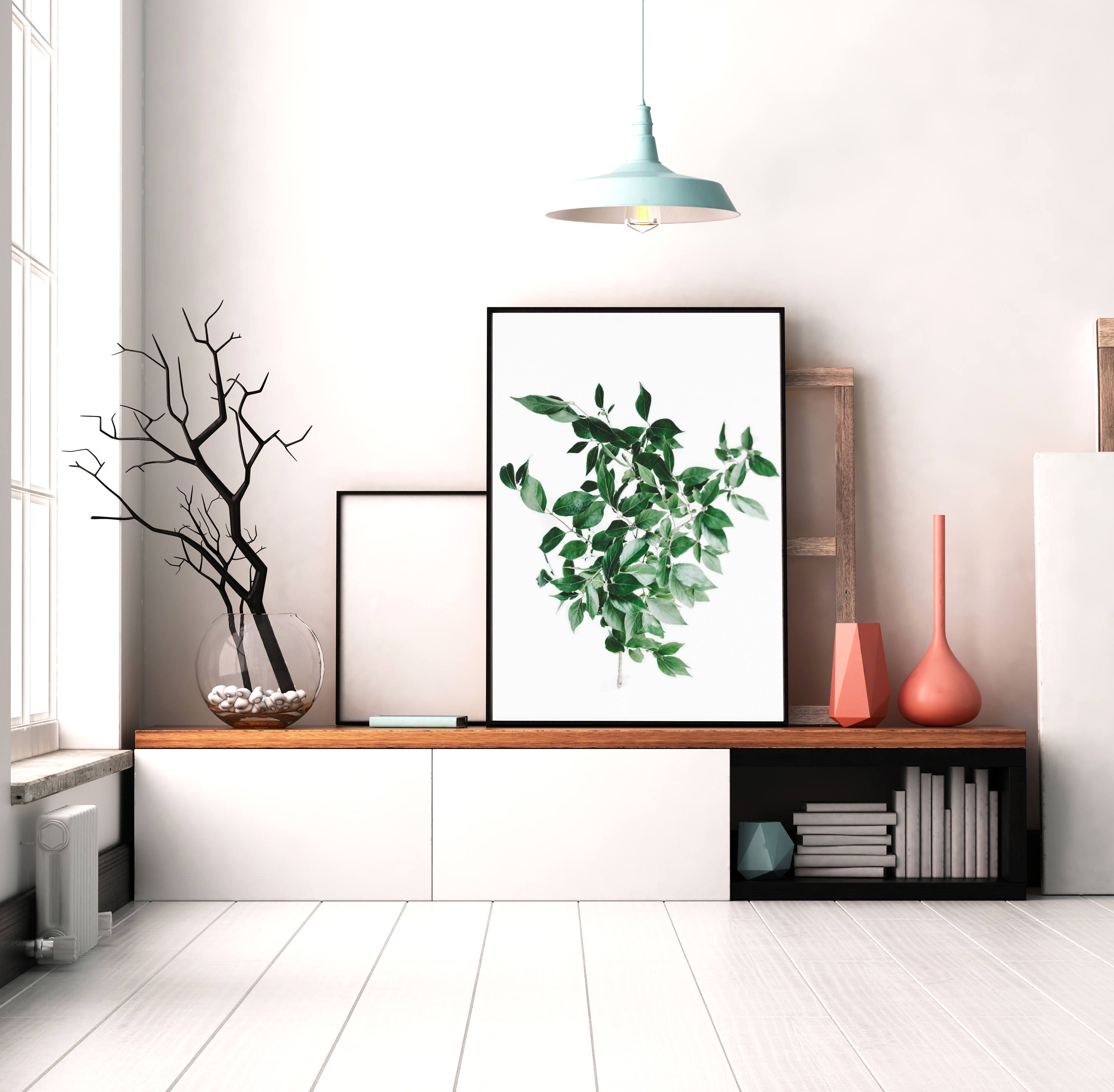 Scandinavian Print Scandi Printable Printable Botanical | Etsy