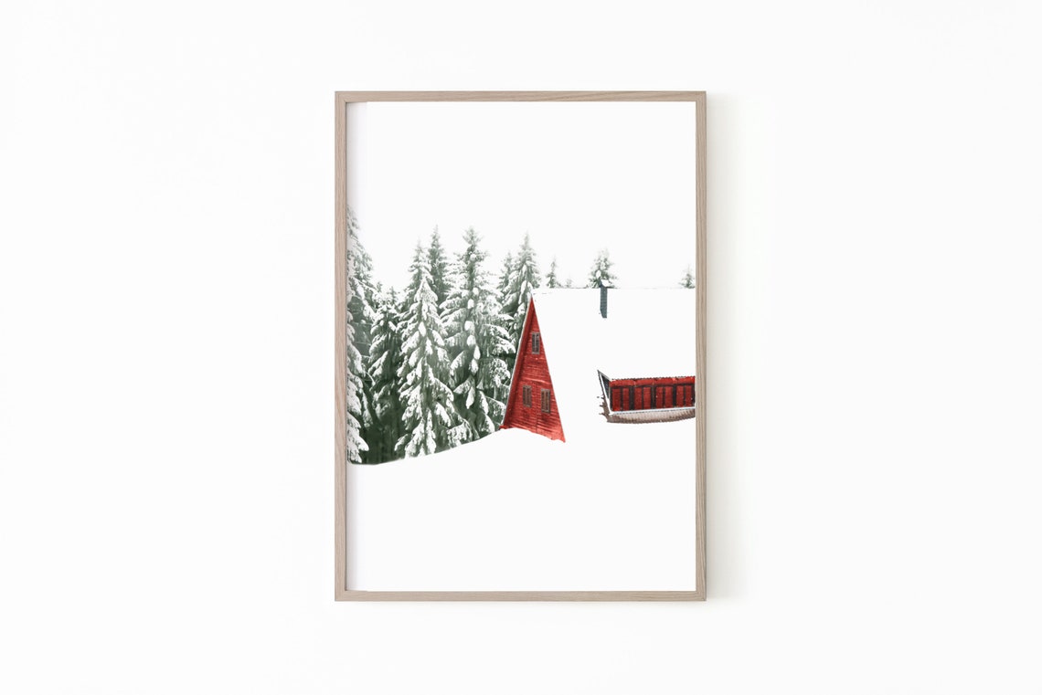 Winter Wonderland Prints Christmas Wall Art Printable - Etsy