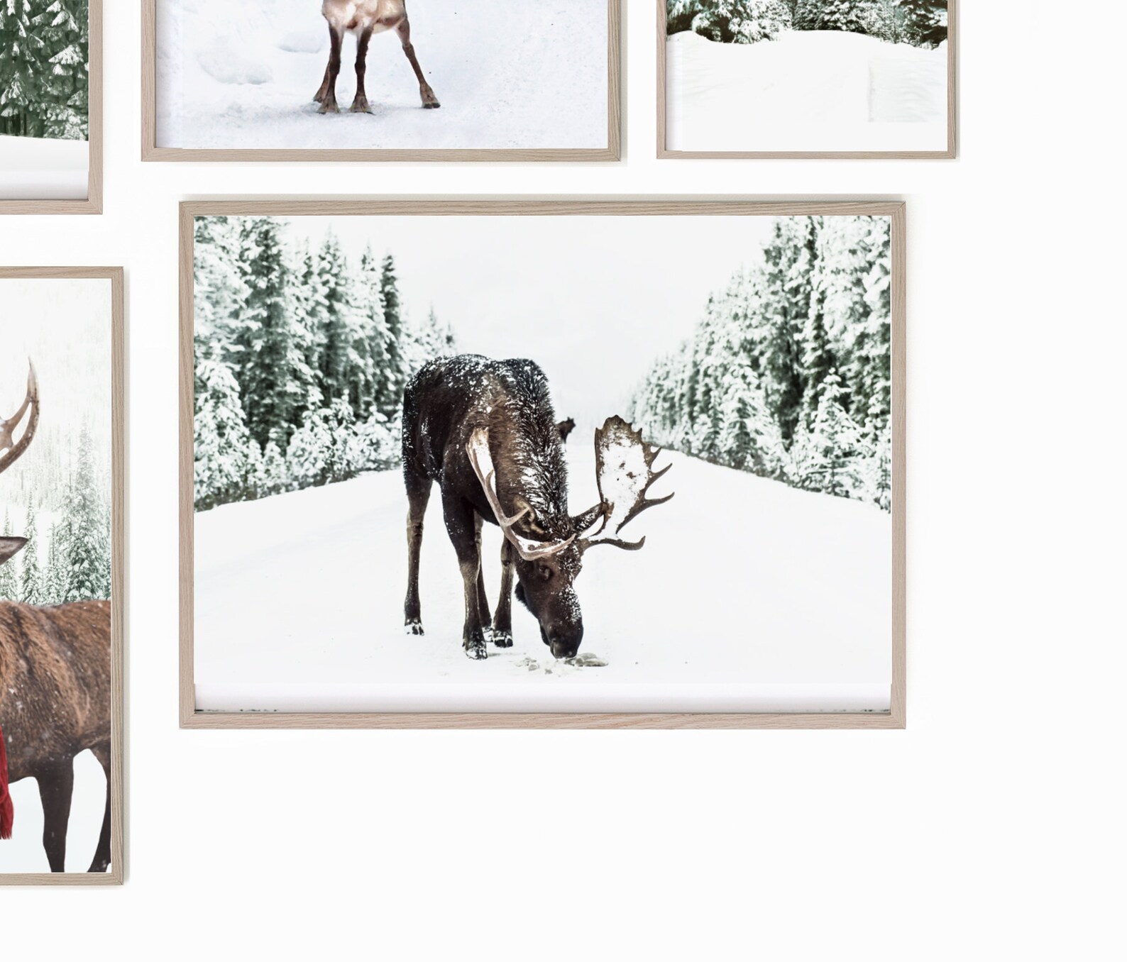 Winter Wonderland Printable, Winter Print Set of 6, Christmas Print Set ...