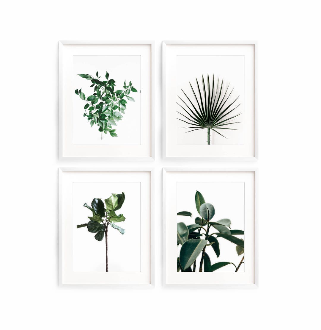 Botanical Art Set, Botanical Leaves Prints, Scandinavian Print Set ...