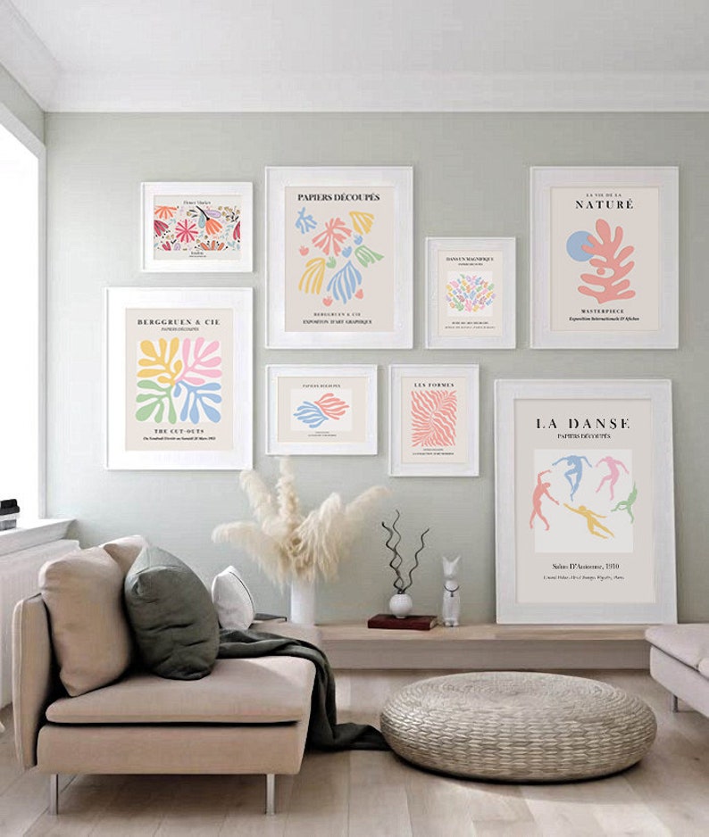 Henri Matisse CUT-OUTS Modern Wall Art Gallery Wall Set | Etsy