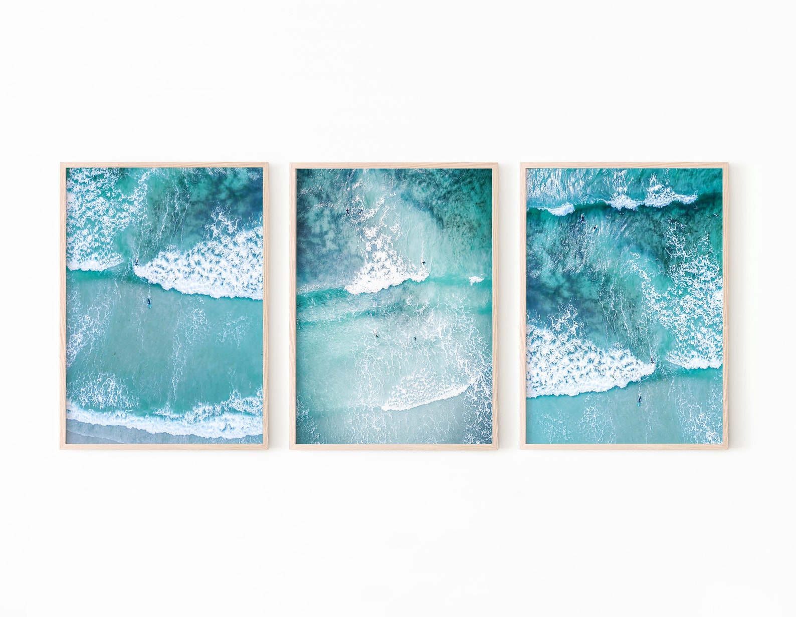 Ocean Art Print Set of 3 Prints Ocean Print Download Beach - Etsy