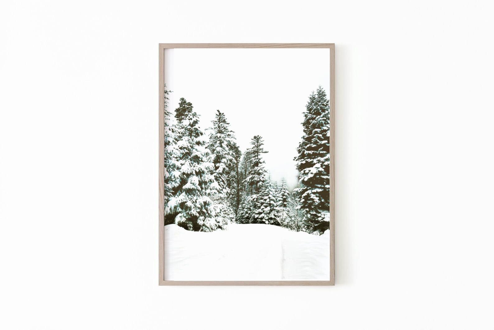 Winter Wonderland Printable Winter Print Set of 6 Christmas | Etsy