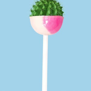 Lollipop Wall Art, Cactus Collage Printable Download, Cactus Lollipop ...
