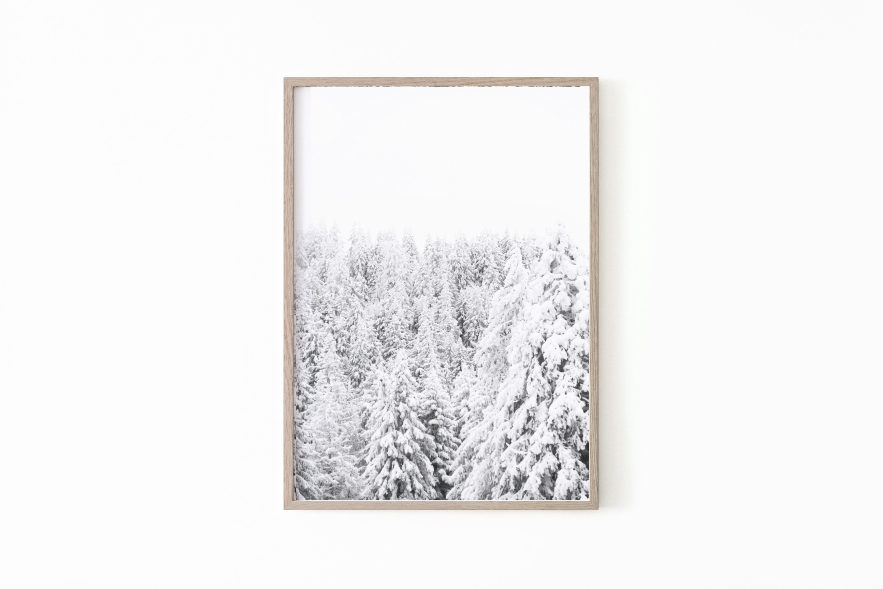 Winter Print Set of 6 Winter Wonderland Printable Christmas | Etsy