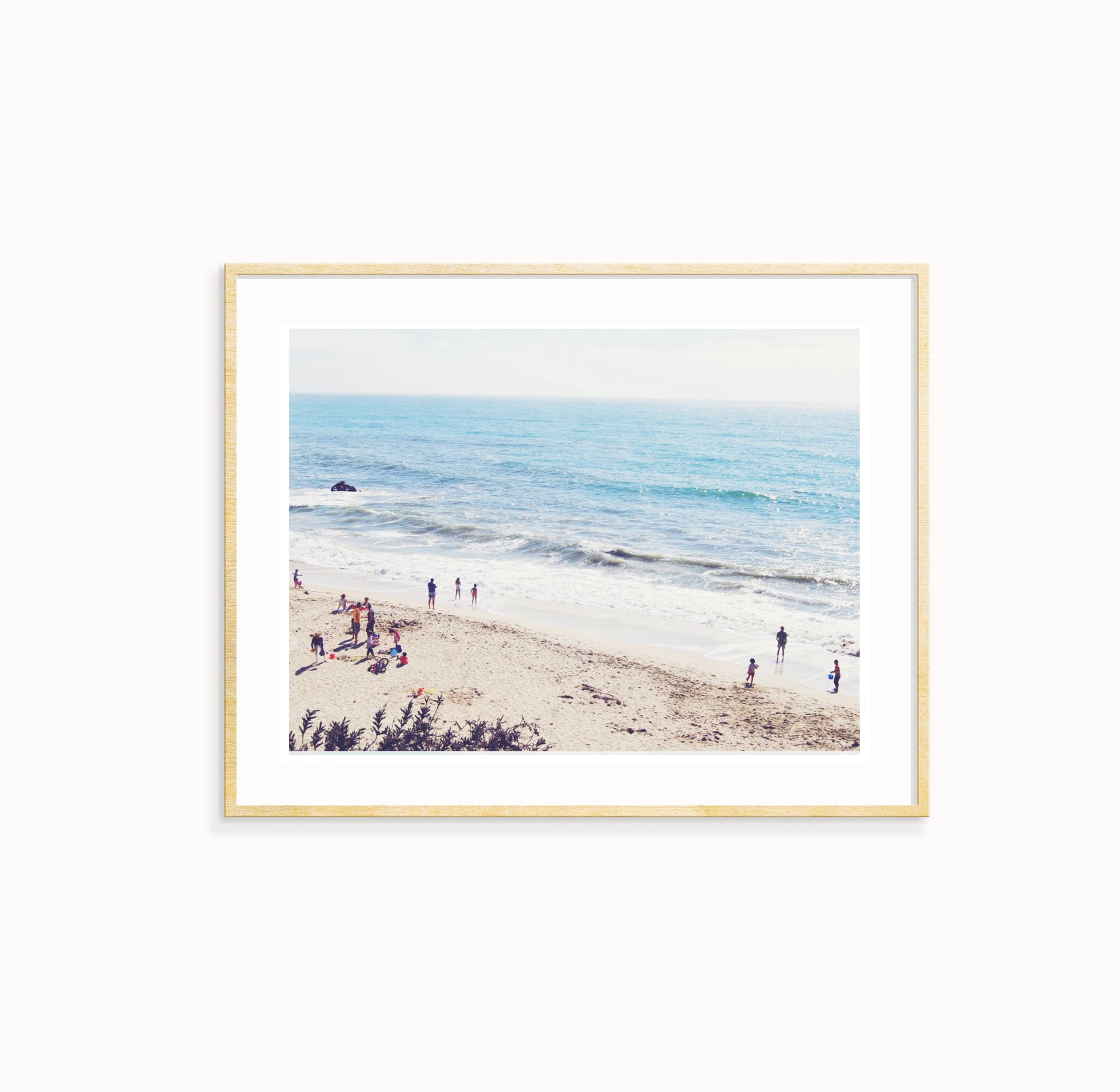 Beach Print, Beach Decor, Aerial Beach View, Coastal Print, Beach ...