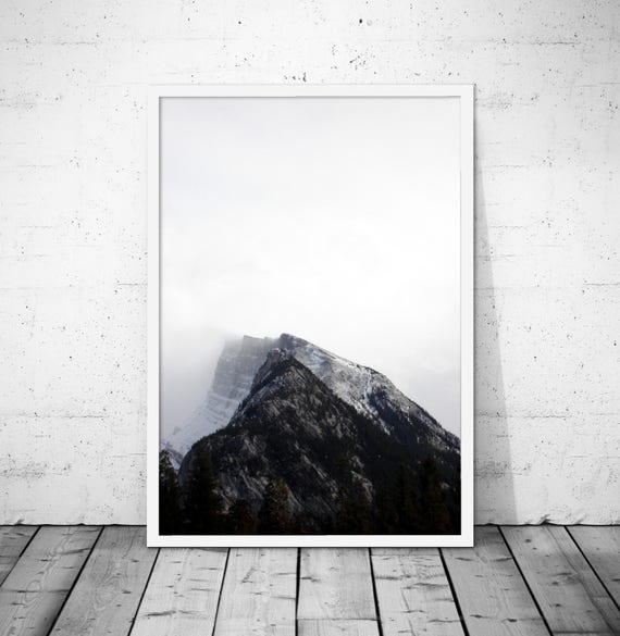 Mountains Minimalist Art Mountain Photo Nature Print | Etsy Canada