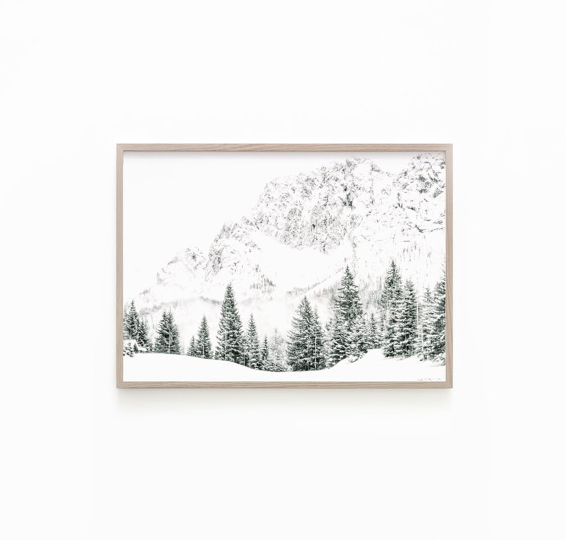 Winter Print Set of 6 Winter Wonderland Printable Christmas - Etsy