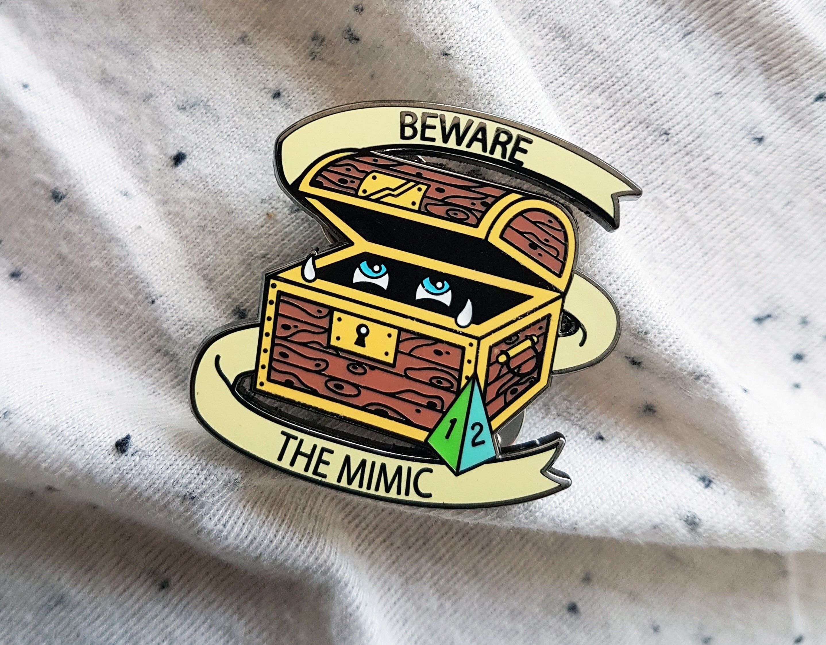 Mimic Enamel Pin Dungeons and Dragons Inspired | Etsy