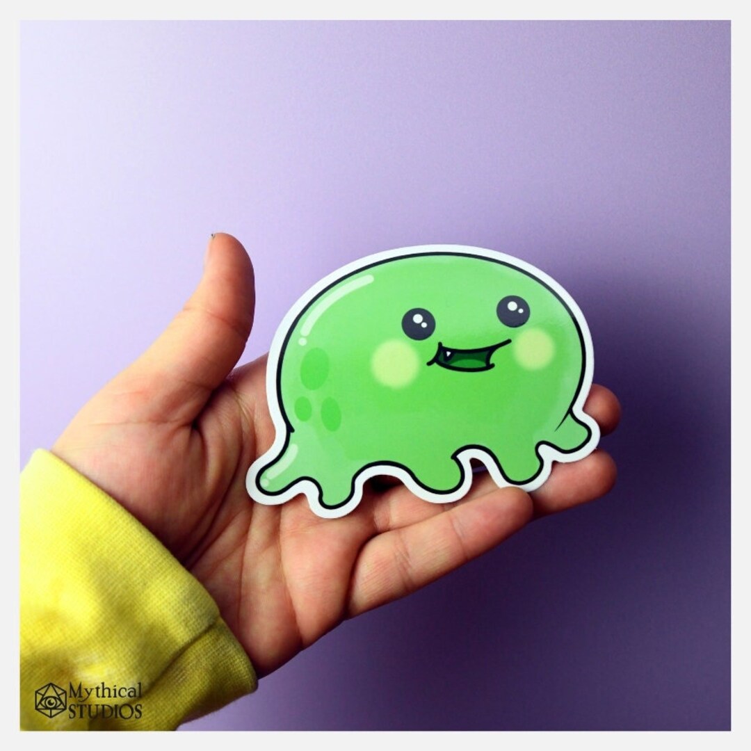 Gloop the Dungeon Slime Sticker - Etsy