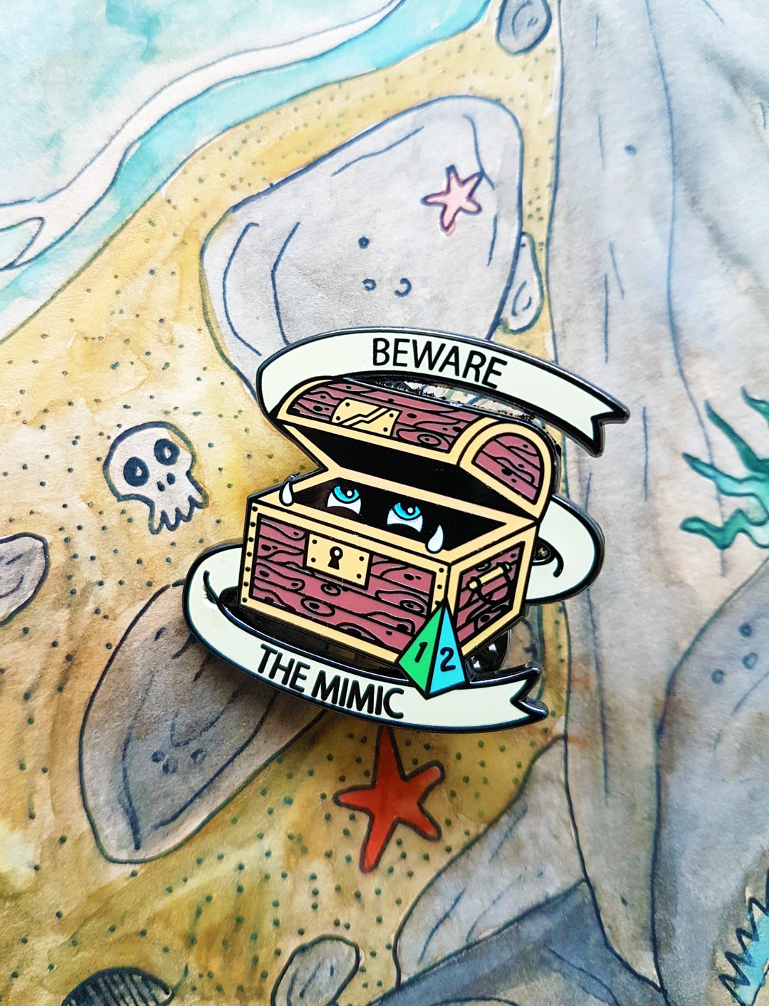 Mimic Enamel Pin! Dungeons and Dragons Inspired! - Etsy