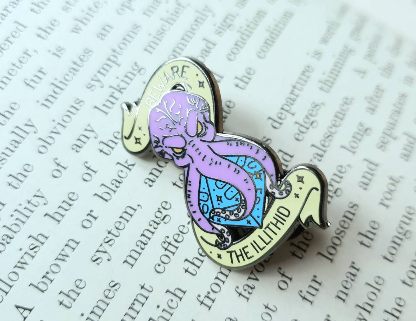 Mind Demon illithid Enamel Pin - Etsy