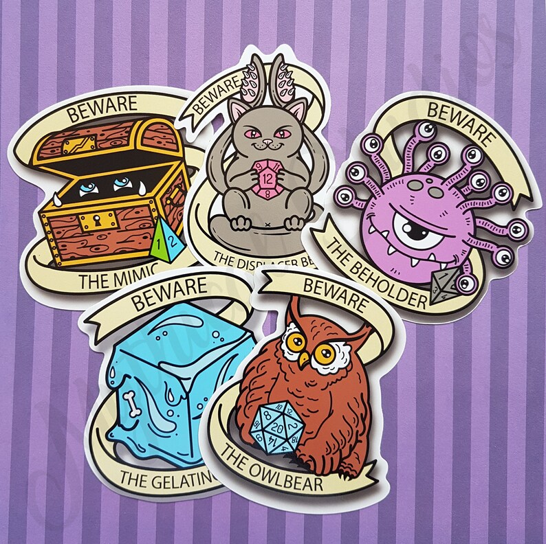 Mimic Vinyl Sticker - Etsy