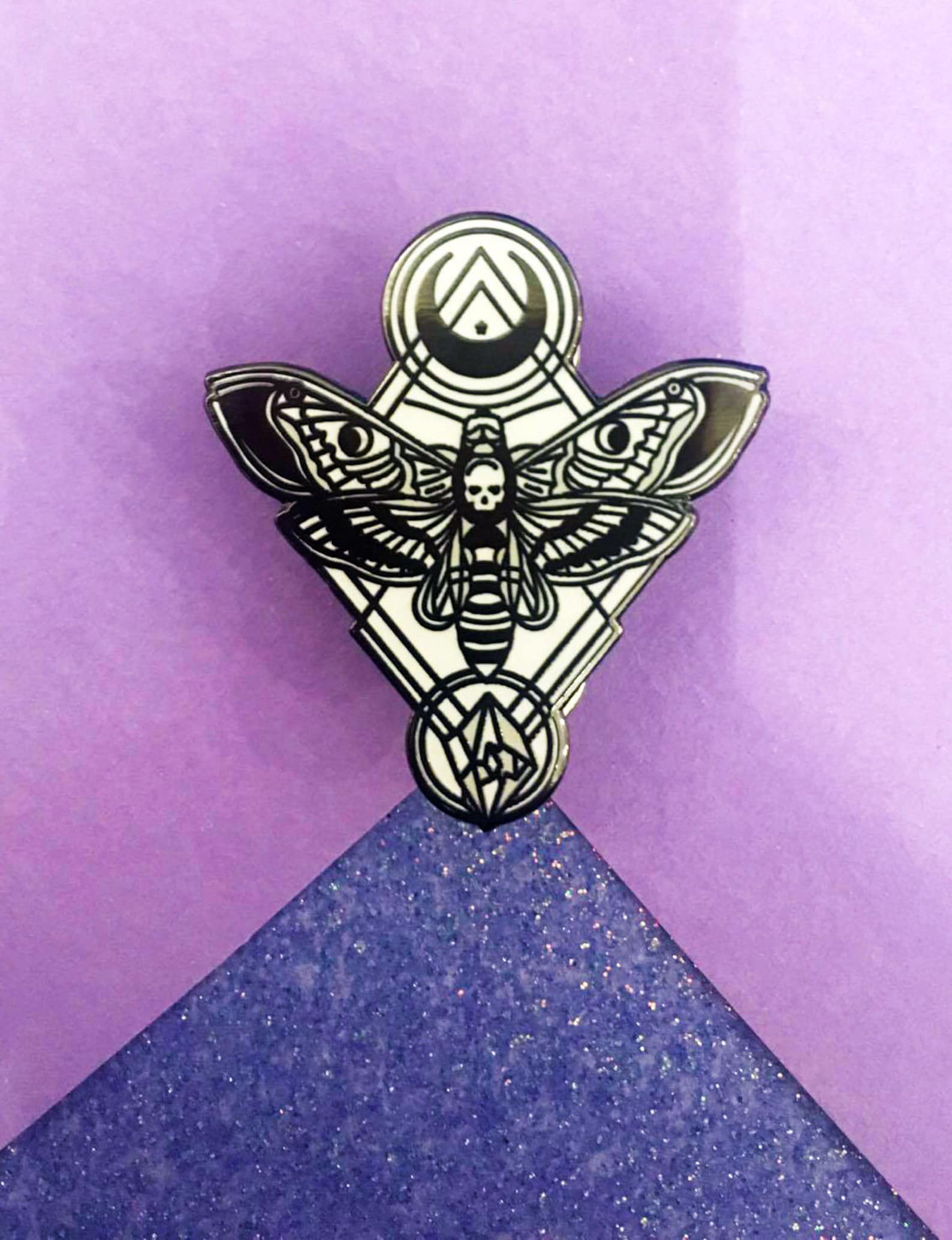 Death's-head Hawkmoth Enamel Pin | Etsy