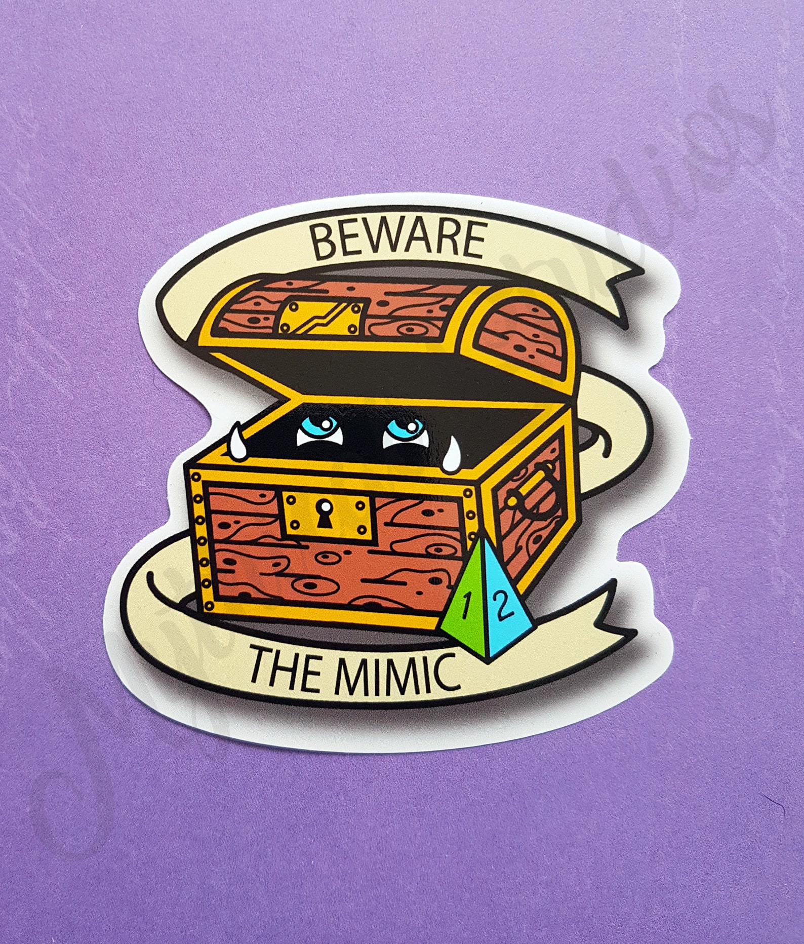 Mimic Vinyl Sticker - Etsy