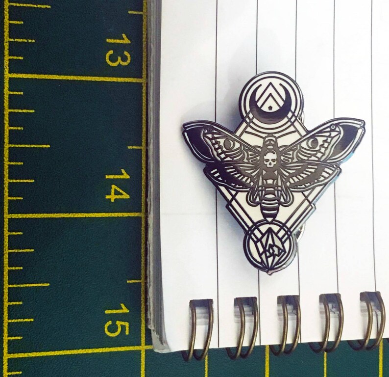 Death's-head Hawkmoth Enamel Pin | Etsy