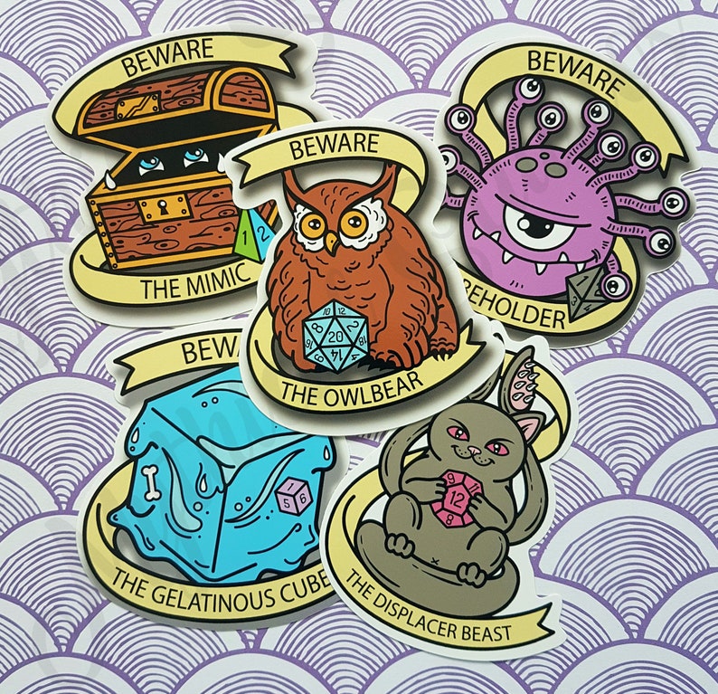 Mimic Vinyl Sticker - Etsy