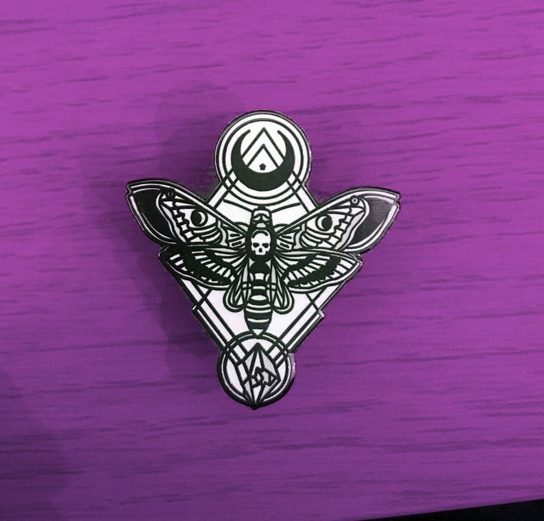 Death's-head Hawkmoth Enamel Pin - Etsy