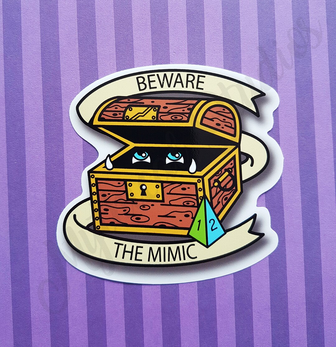 Mimic Vinyl Sticker! - Etsy
