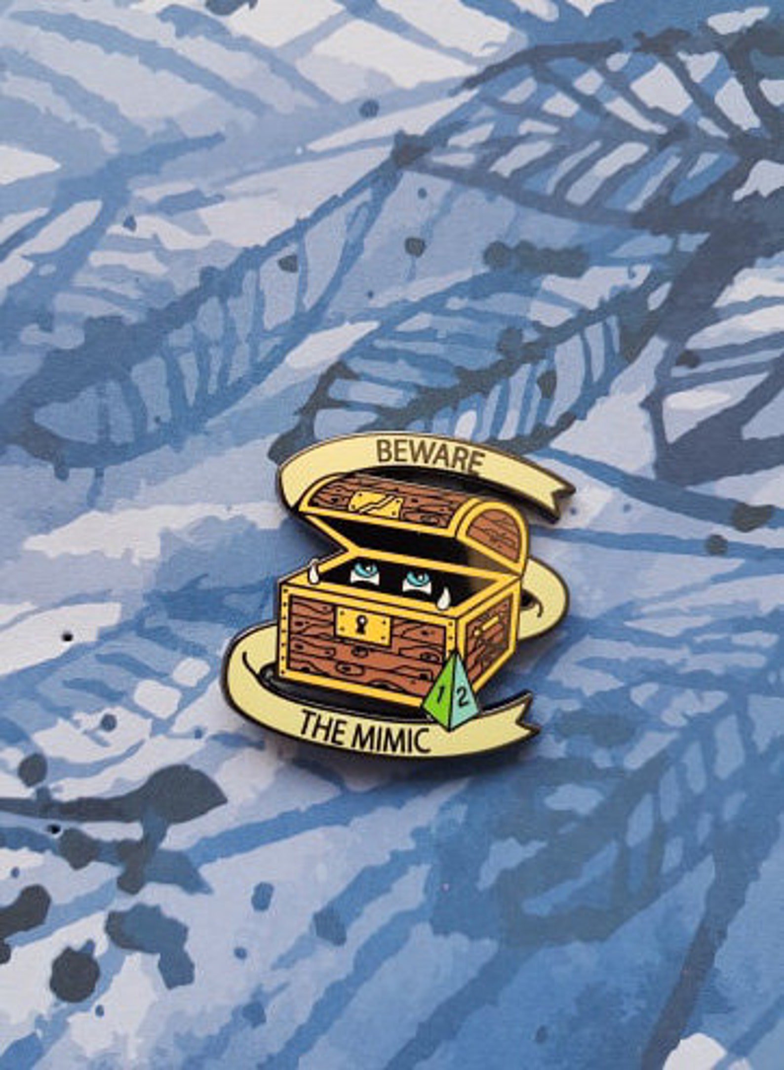 Mimic Enamel Pin Dungeons and Dragons Inspired | Etsy