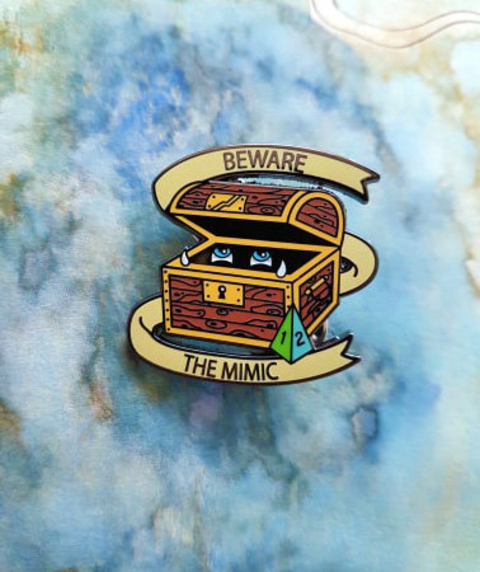 Mimic Enamel Pin Dungeons and Dragons Inspired | Etsy
