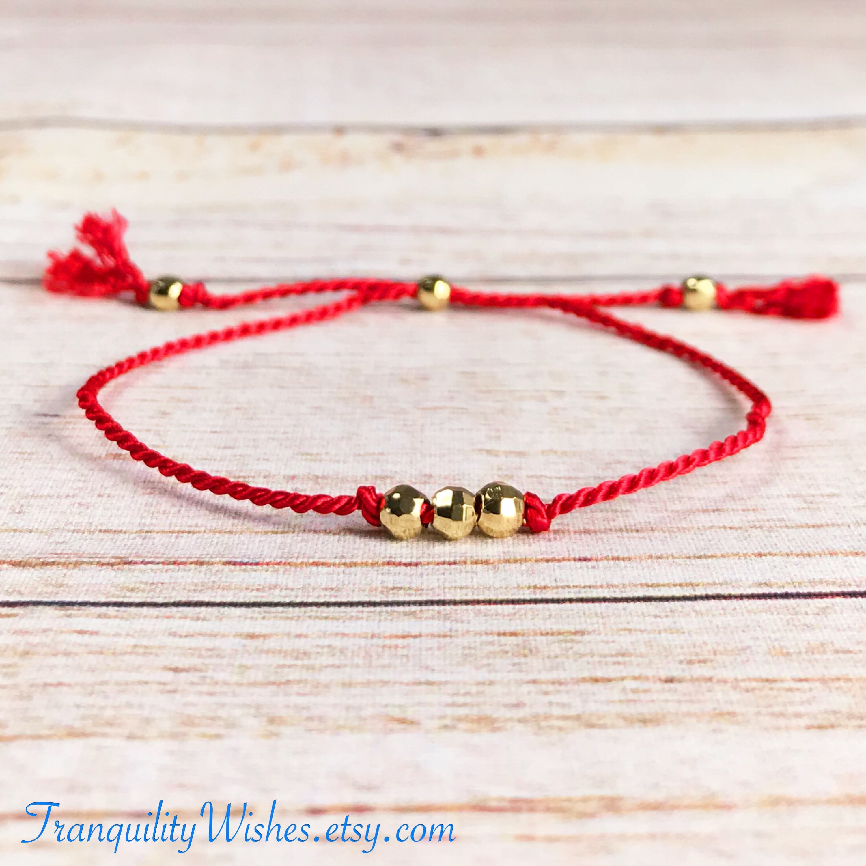 Red Thread Bracelet. 100% Pure Silk. Red String. Protection | Etsy