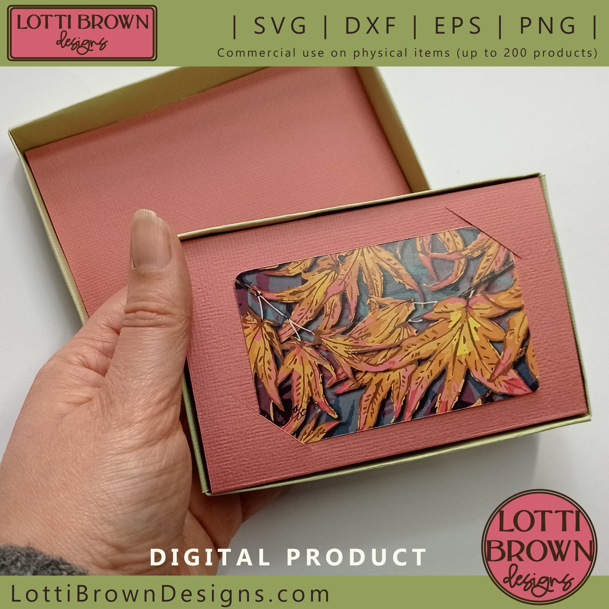 Gift Card Box SVG Template Gift Card Holder Svg Eps Dxf - Etsy UK