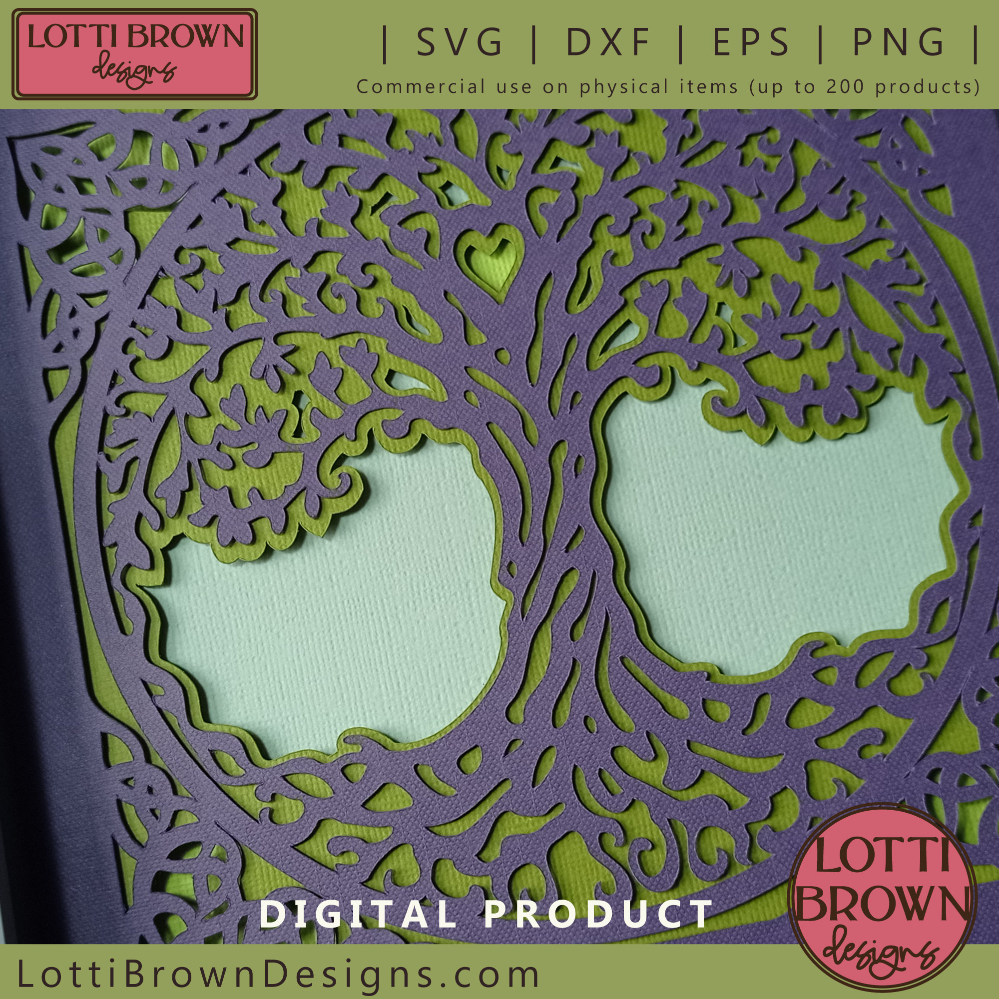 Layered Tree of Life SVG Celtic Tree of Life Shadow Box SVG - Etsy