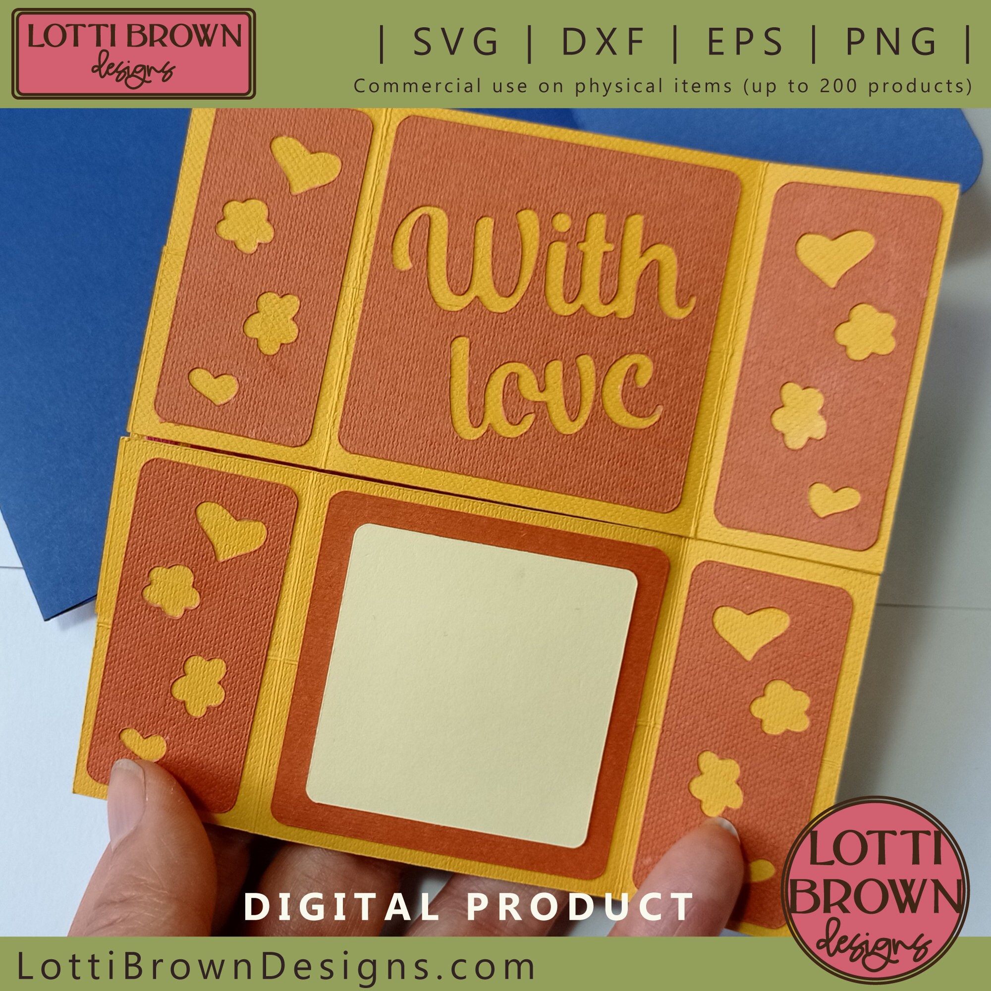 Never Ending Card SVG Template 3D Card SVG Pop up Card SVG - Etsy Australia