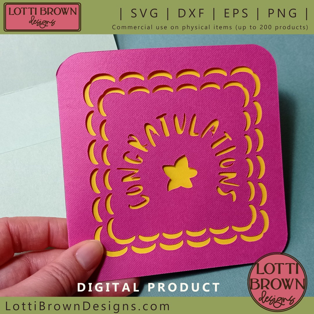 Congratulations Card SVG, Congratulations Card Template Download ...