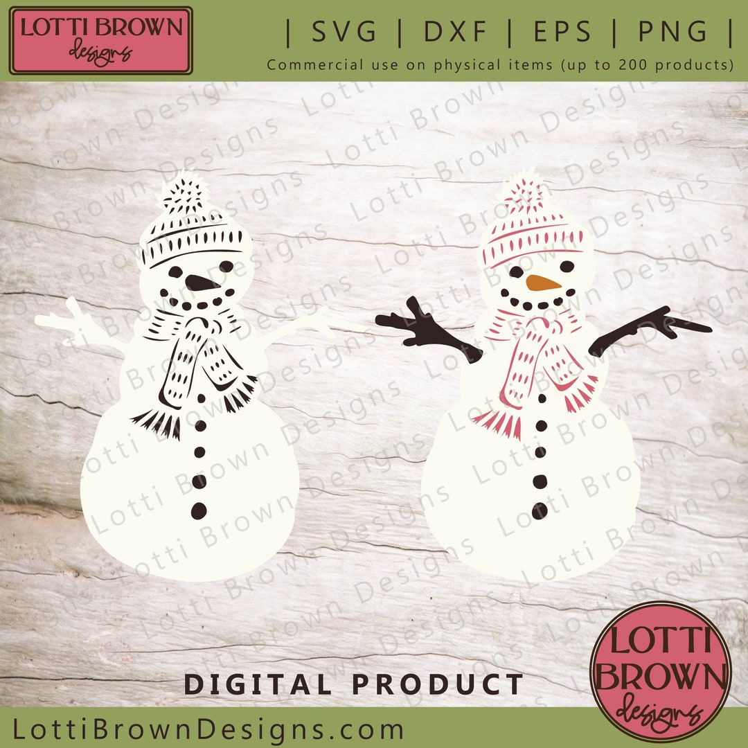 Snowman SVG Cut File Snowman PNG Christmas Snowman Svg, Png, Dxf, Eps ...