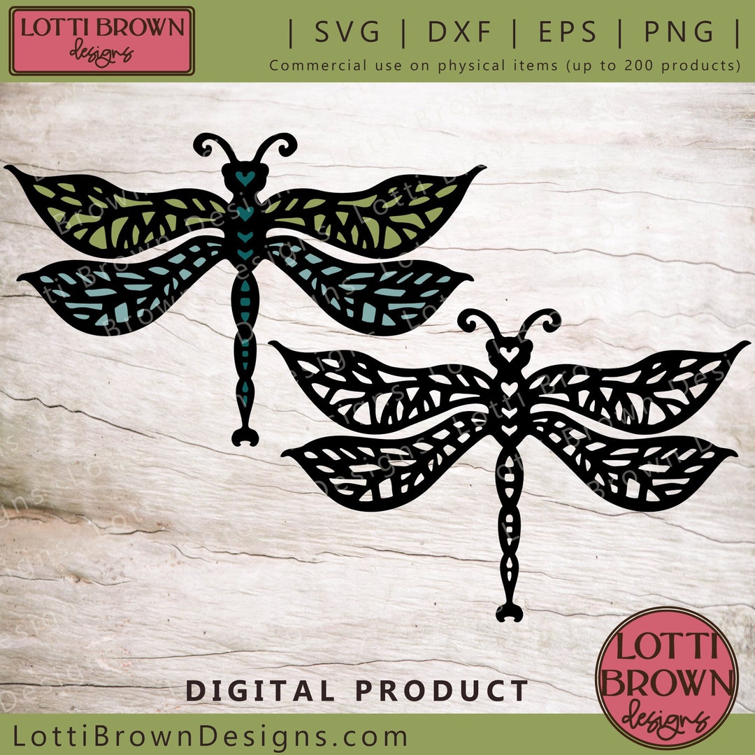 Cute Dragonfly SVG File - Dragonfly Png, Eps, Dxf, Svg - Layered ...