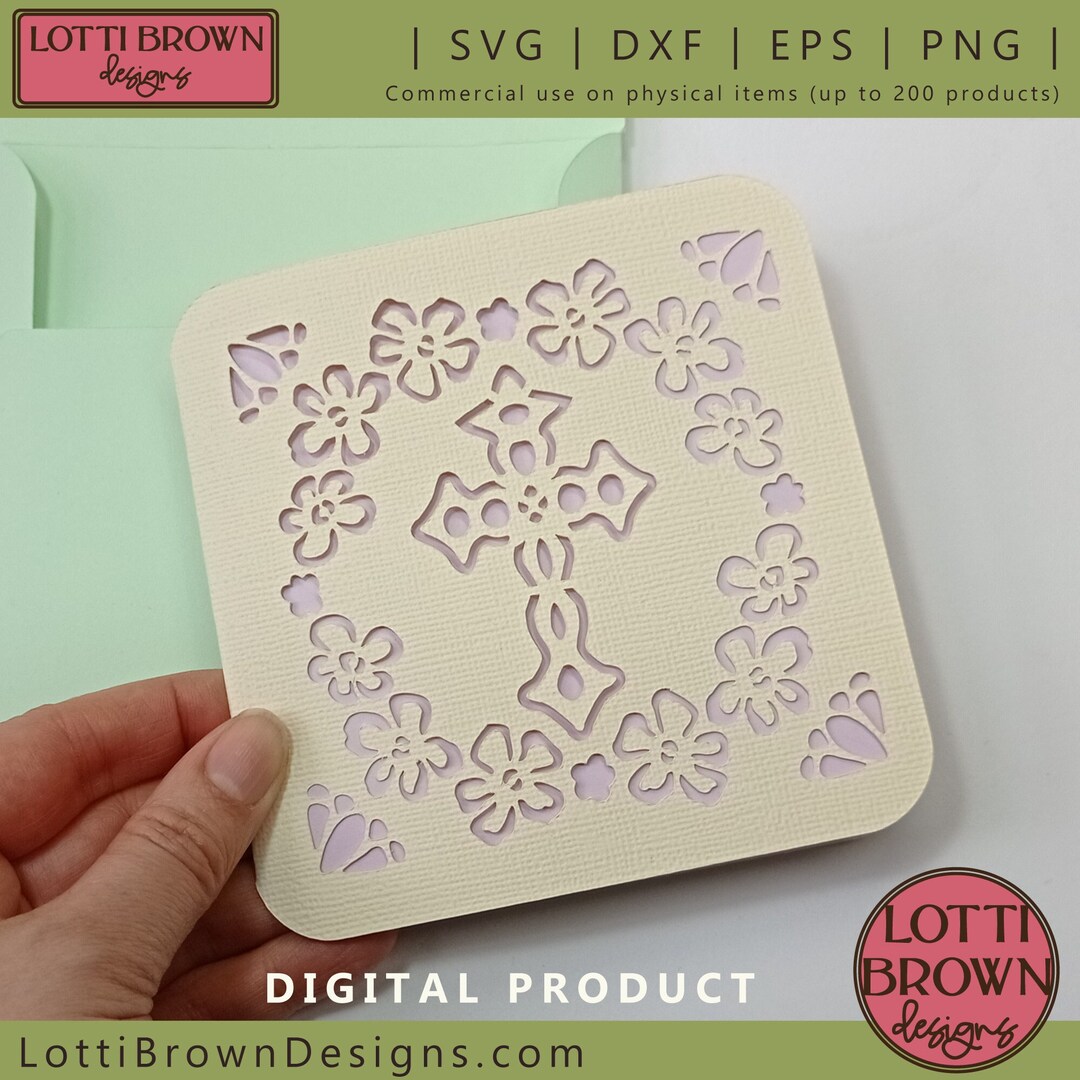 Religious Card SVG, Christian Cross Card Template, Christian Card SVG ...