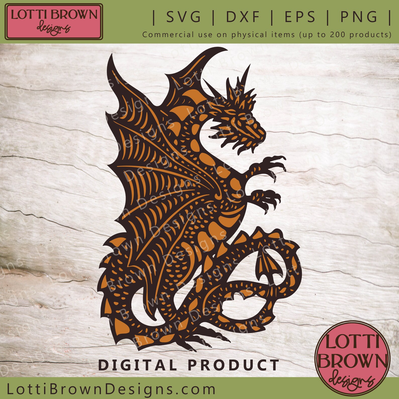 Dragon SVG Dragon Cut File Dragon PNG DXF Eps Svg - Etsy