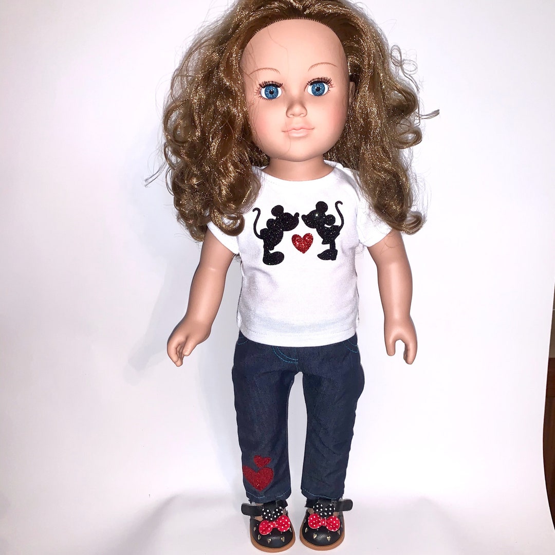 Mickey and Minnie Set for Dolls, Outfit for American Girl , 18 Inch ...