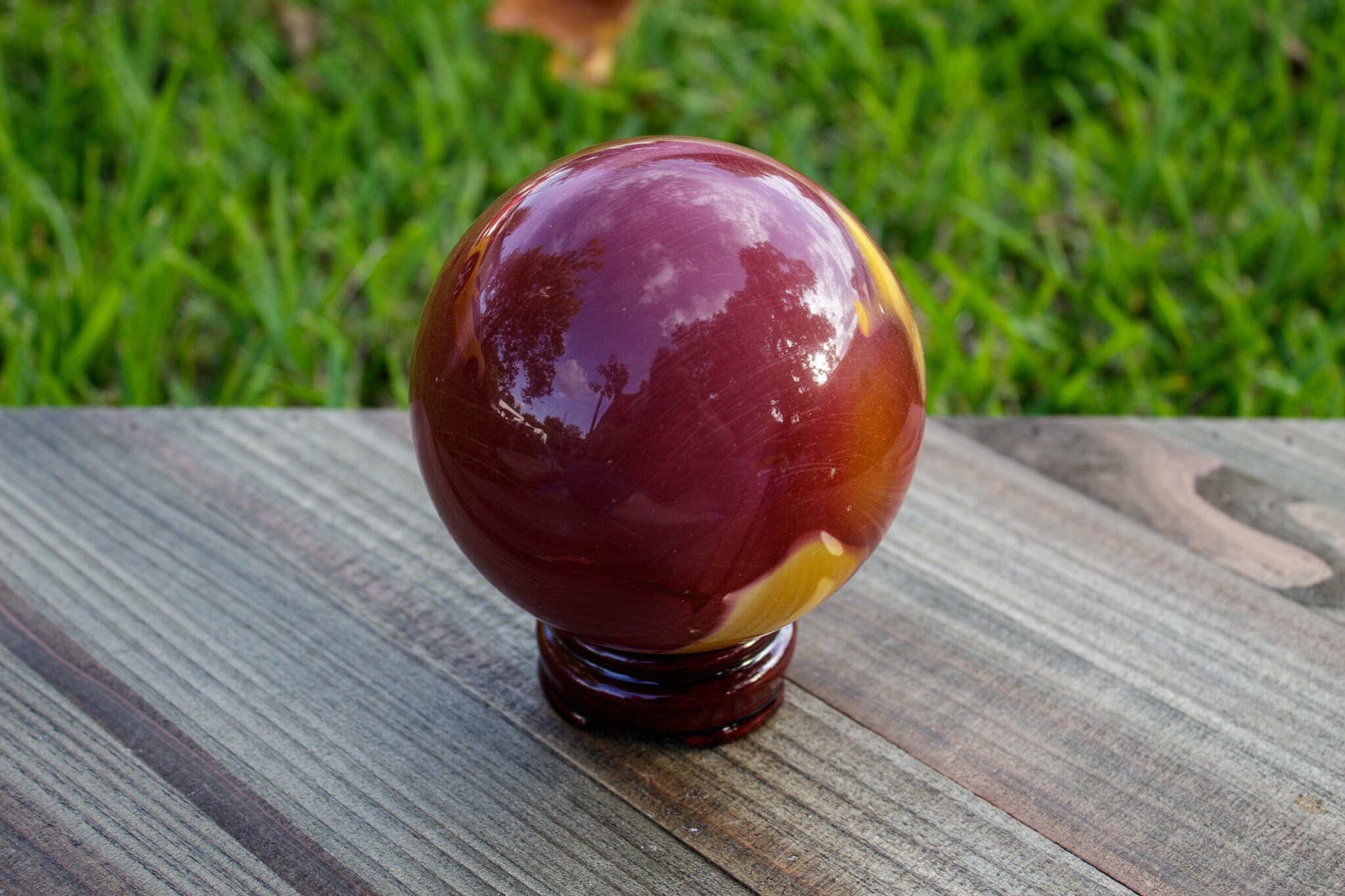 Mookaite Jasper Sphere 97mm 3.8 Mookaite Jasper - Etsy