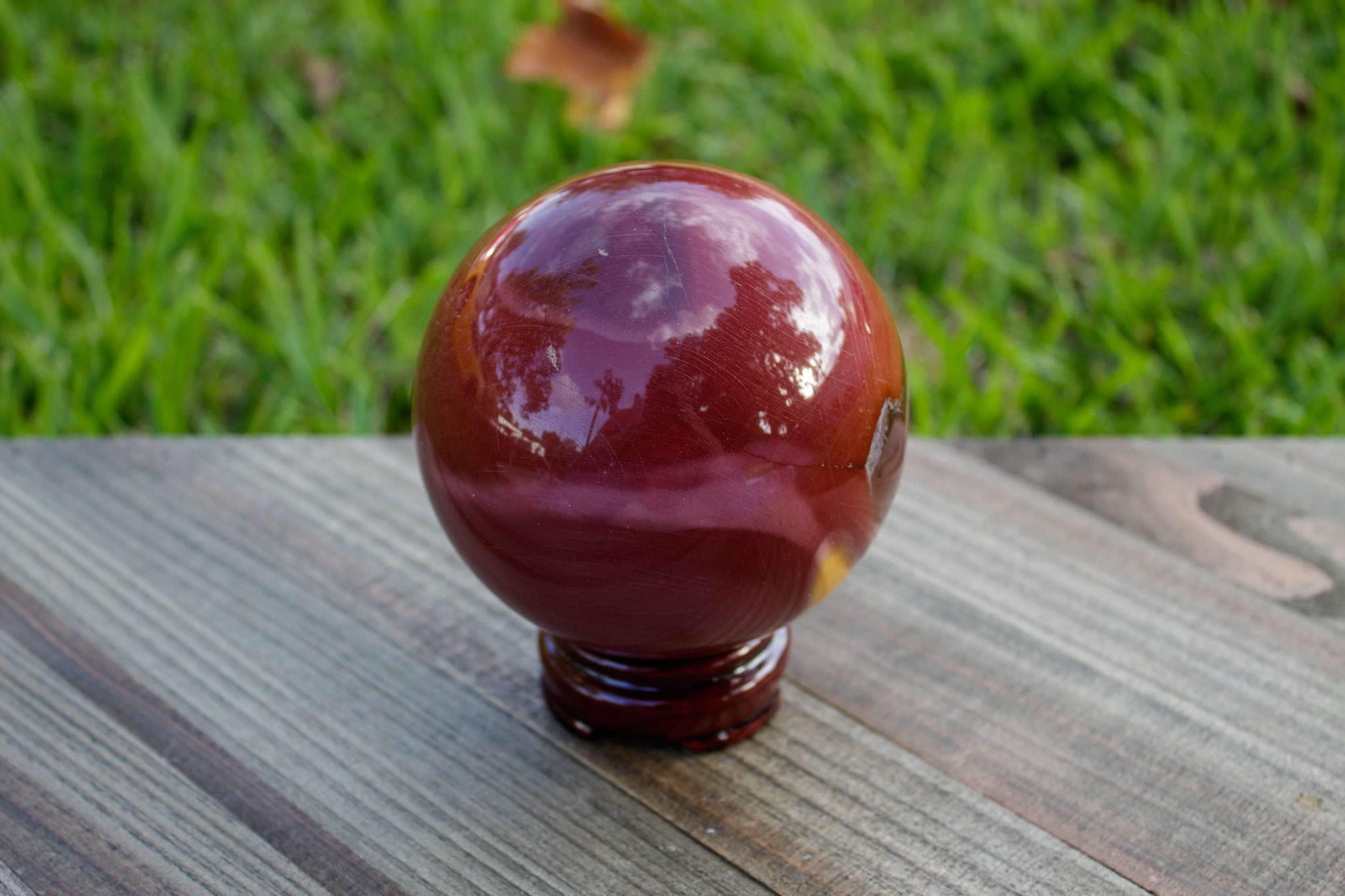 Mookaite Jasper Sphere 97mm 3.8 Mookaite Jasper - Etsy