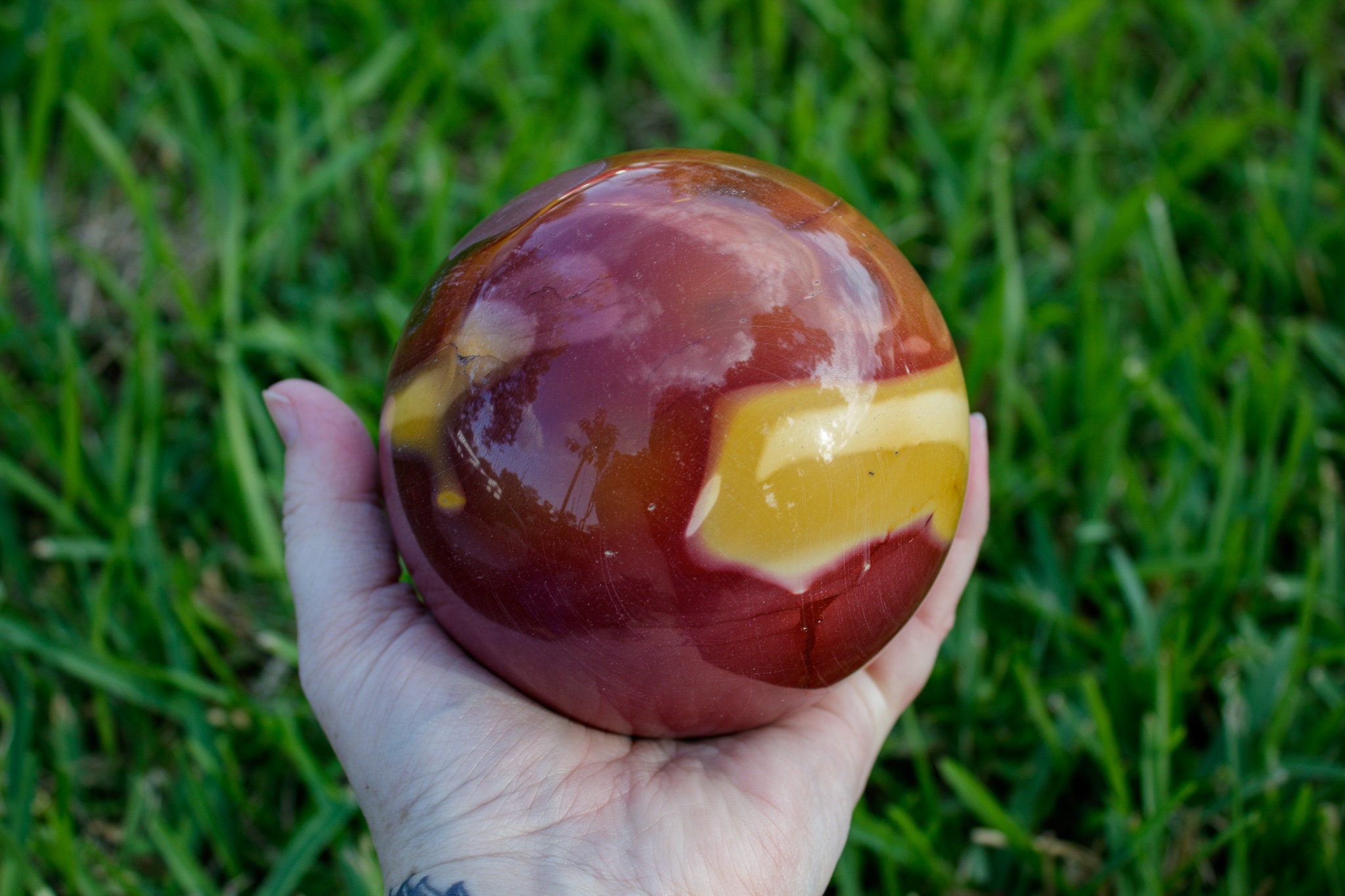 Mookaite Jasper Sphere 97mm 3.8 Mookaite Jasper - Etsy