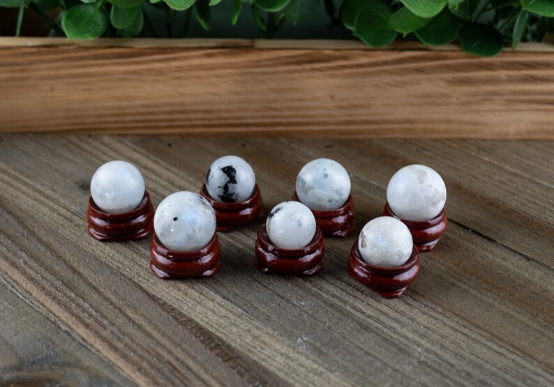 Rainbow Moonstone Sphere, 17-22 Mm Range, Random Selection, Qty 1 - Etsy