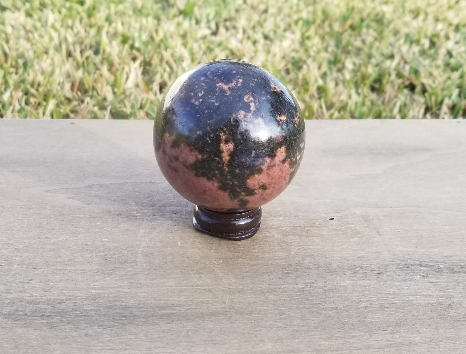Rhodonite Sphere, Rhodonite Sphere, 58 Mm or 2.2"", Rhodonite, Sphere ...