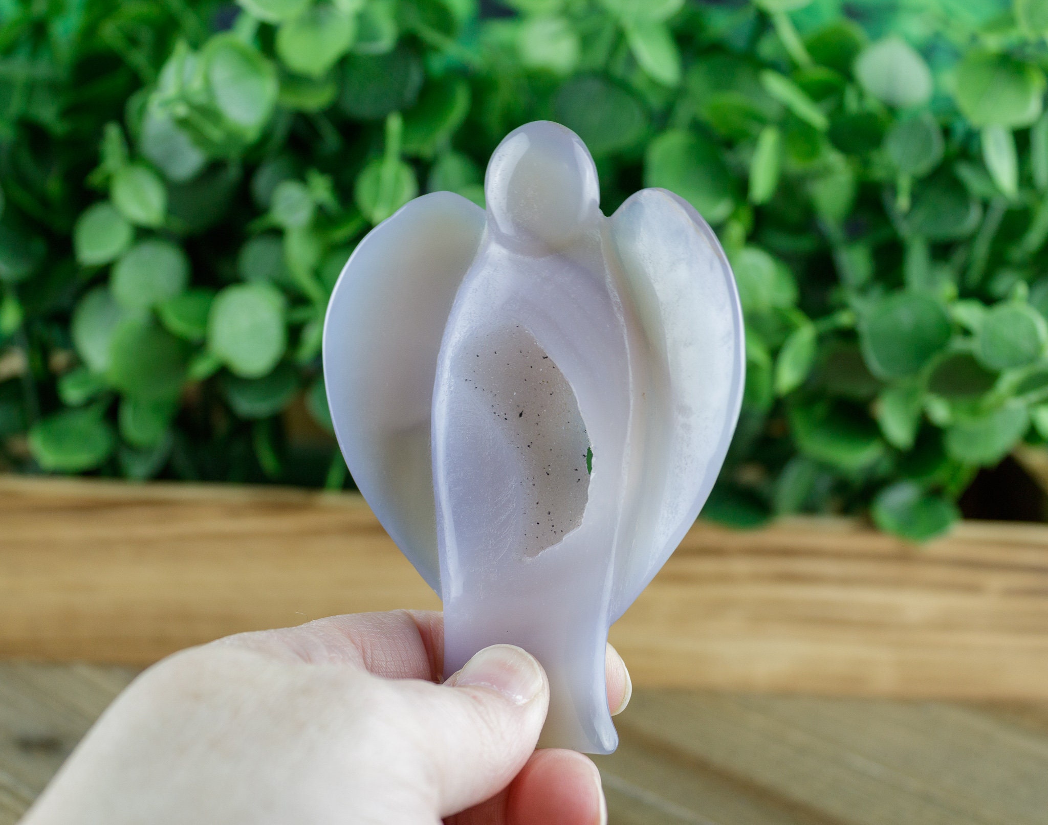 Agate Geode Angel Agate Geode Angel 3.7 Tall 6 | Etsy