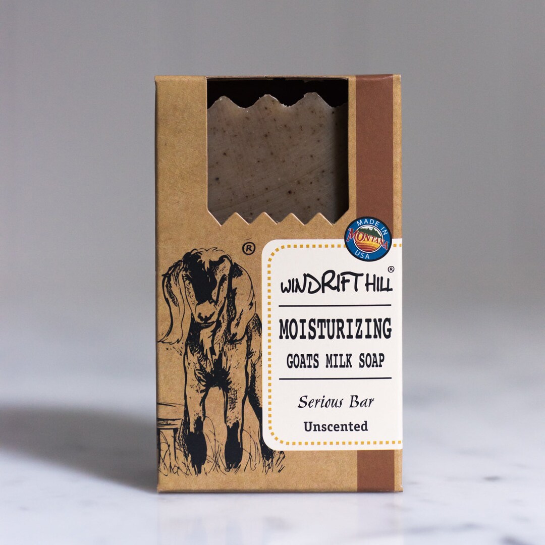 Goat Milk Soap | the Serious Bar Unscented | 5oz. | Made in Montana - Etsy