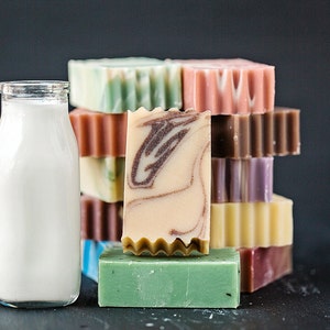 Goat Milk Soap | Emu Oil Unscented | 5oz. | Hand Made Moisturizing Soap ...